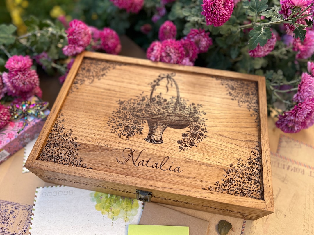 Love Letters Box Personalized Memory Box Custom Vintage - Etsy