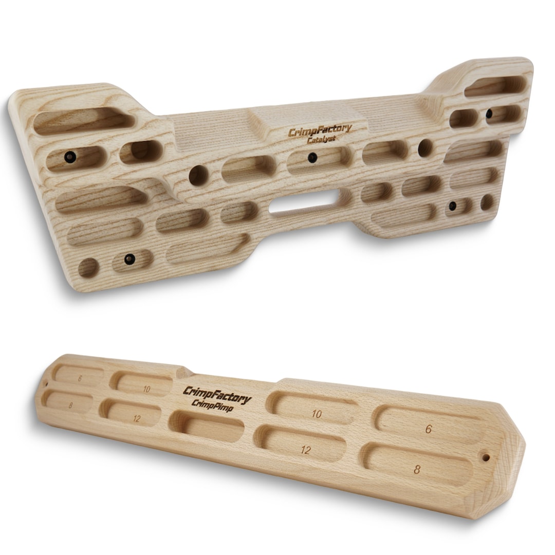 Hangboard SET "crimpfactory" Catalyst & Crimppimp, Beastmaker Zlagboard ...