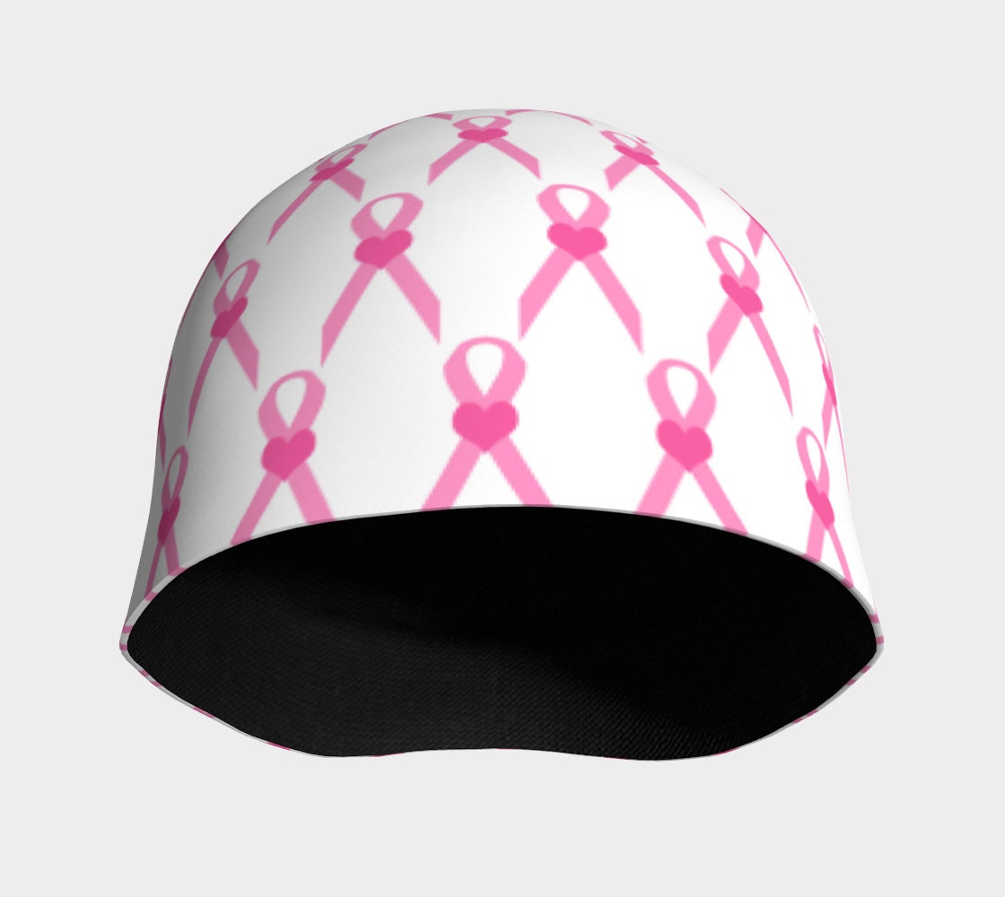 Pink Ribbon Breast Cancer Beanie - Etsy