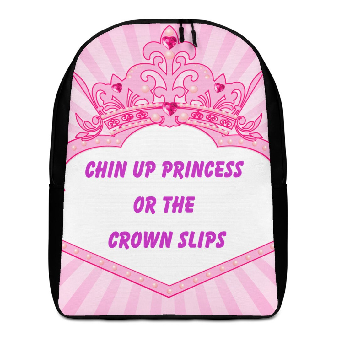 Chin up Princess Minimalist Backpack - Etsy