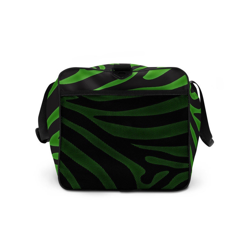 Green Zebra Duffle Bag - Etsy