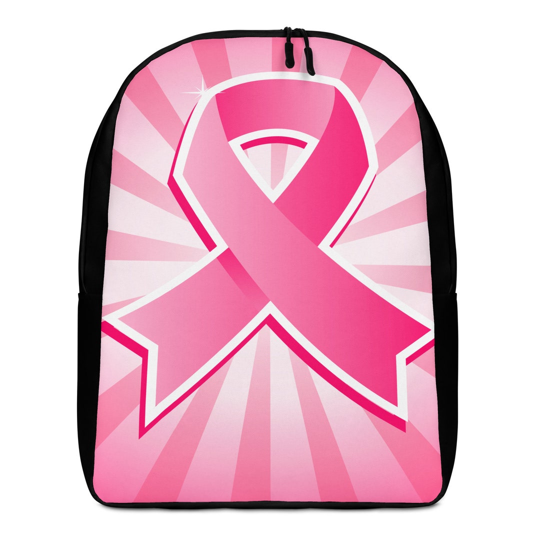 Breast Cancer Awareness Minimalist Backpack - Etsy