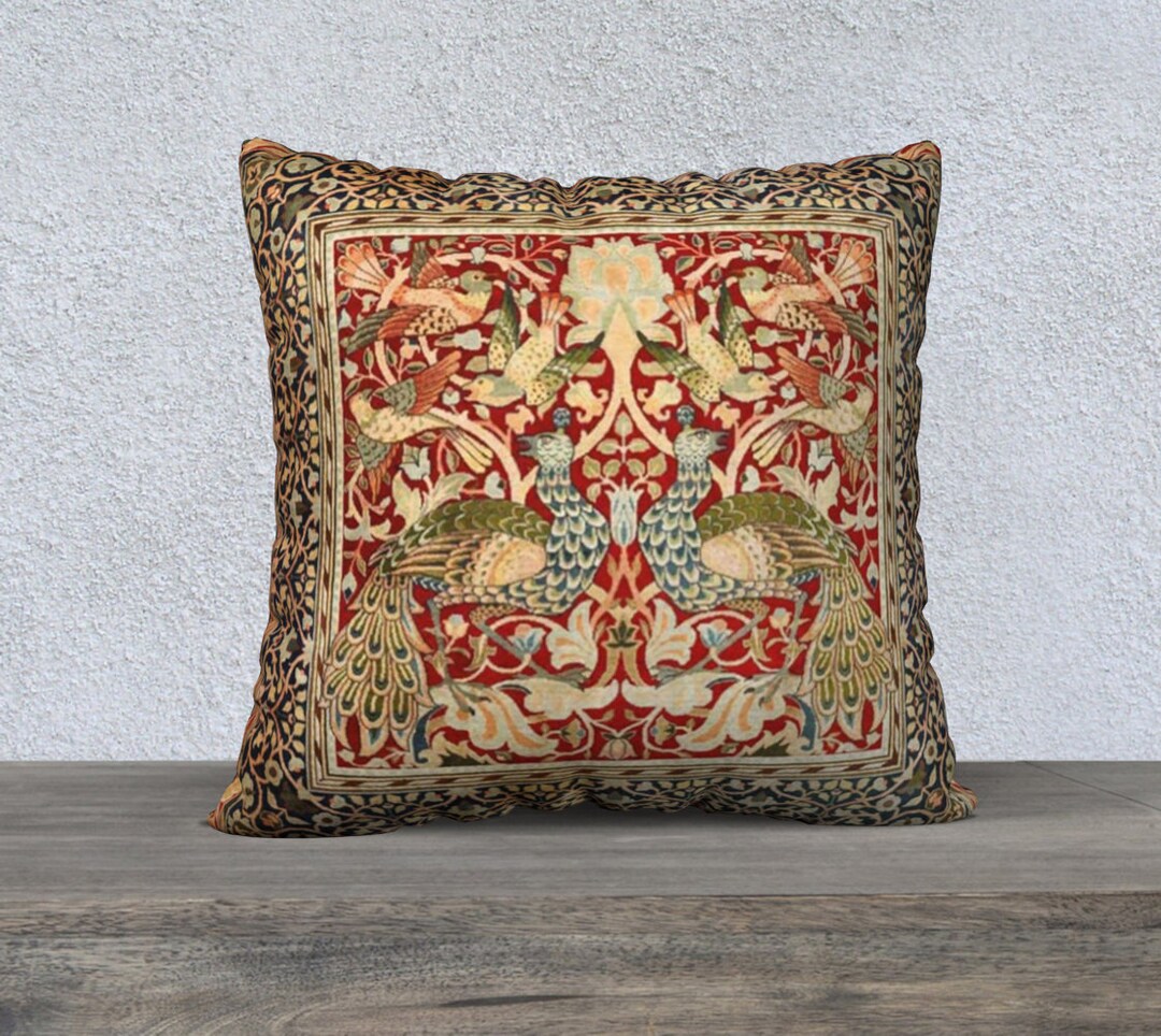 William Morris Peacock and Bird Rug 22 X 22 - Etsy