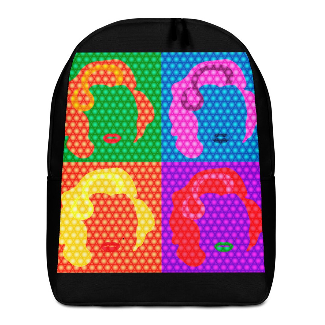 Pop Art Marilyn Minimalist Backpack - Etsy