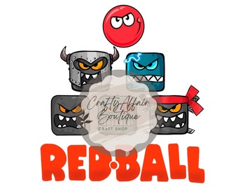 Redball 4, Red Ball 4, Digital Download , Svg, Png, Jpeg, Pdf, Instant ...