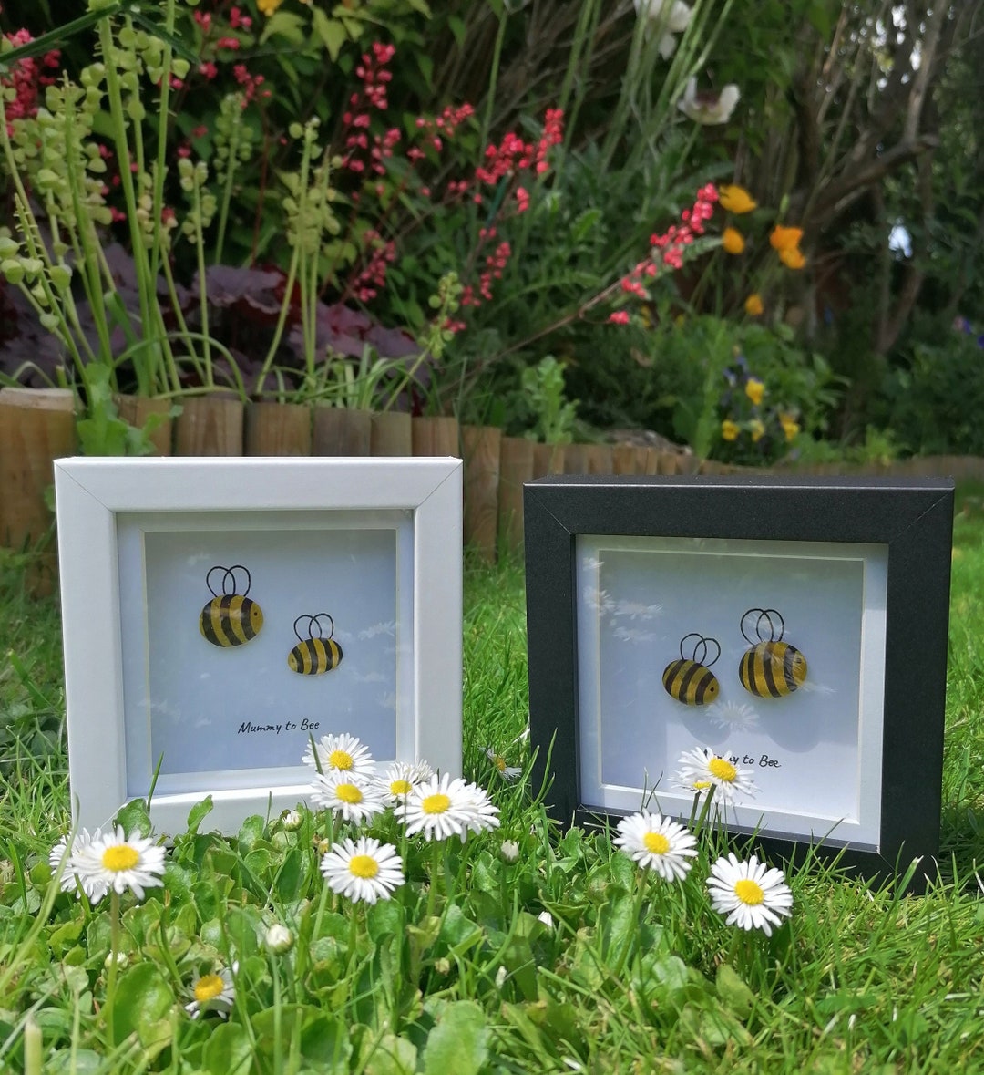 Bee Pebble Art - Bee Gift - Bee Happy - Bee - Lucky Gift - Mum to Be ...