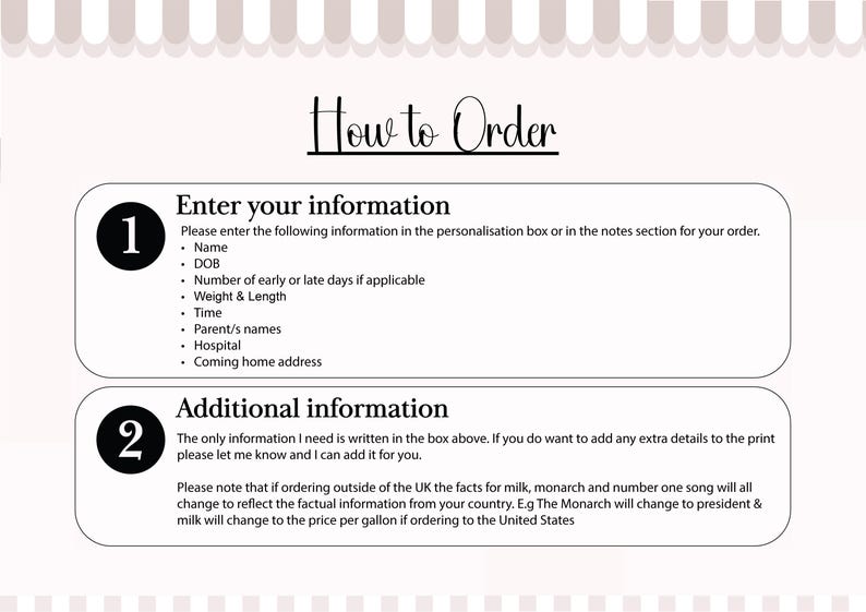 The Day You Were Born Print, Birth Stats Print, New Baby Gift ,nursery ...
