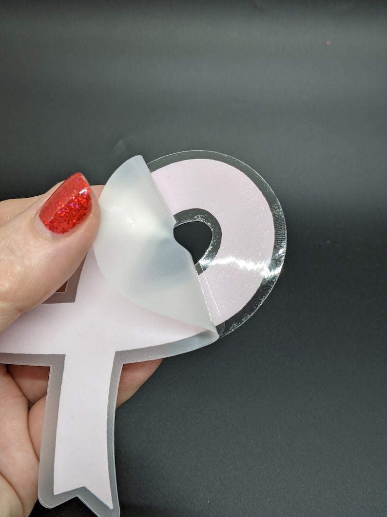 Rhinestone Breast Cancer Decal Breast Cancer Pink Ribbon Cancer ...