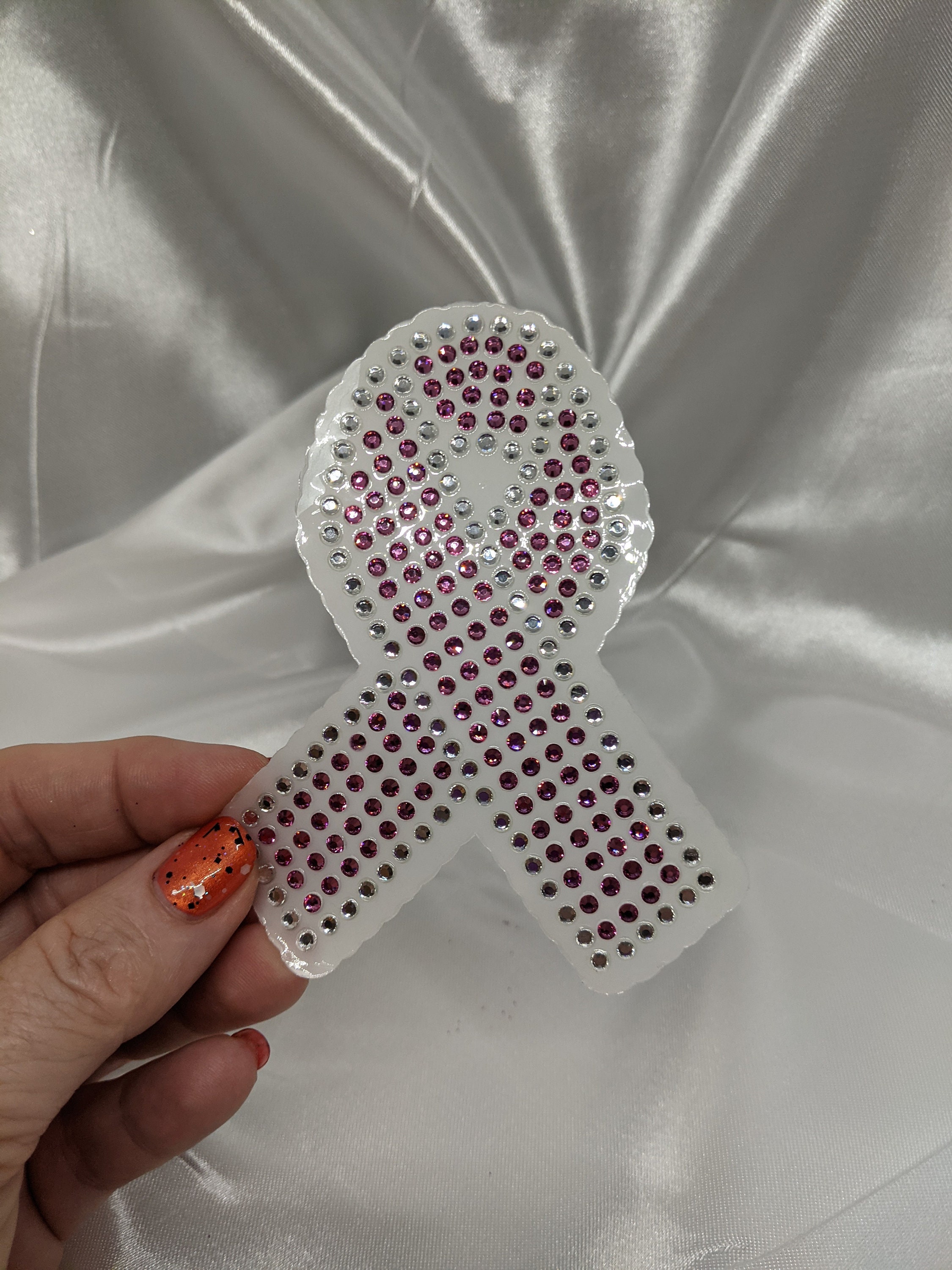 Rhinestone Breast Cancer Decal | Breast Cancer Pink Ribbon | Cancer ...