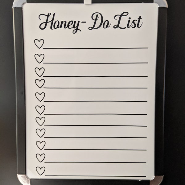 Erasable to Do List - Etsy