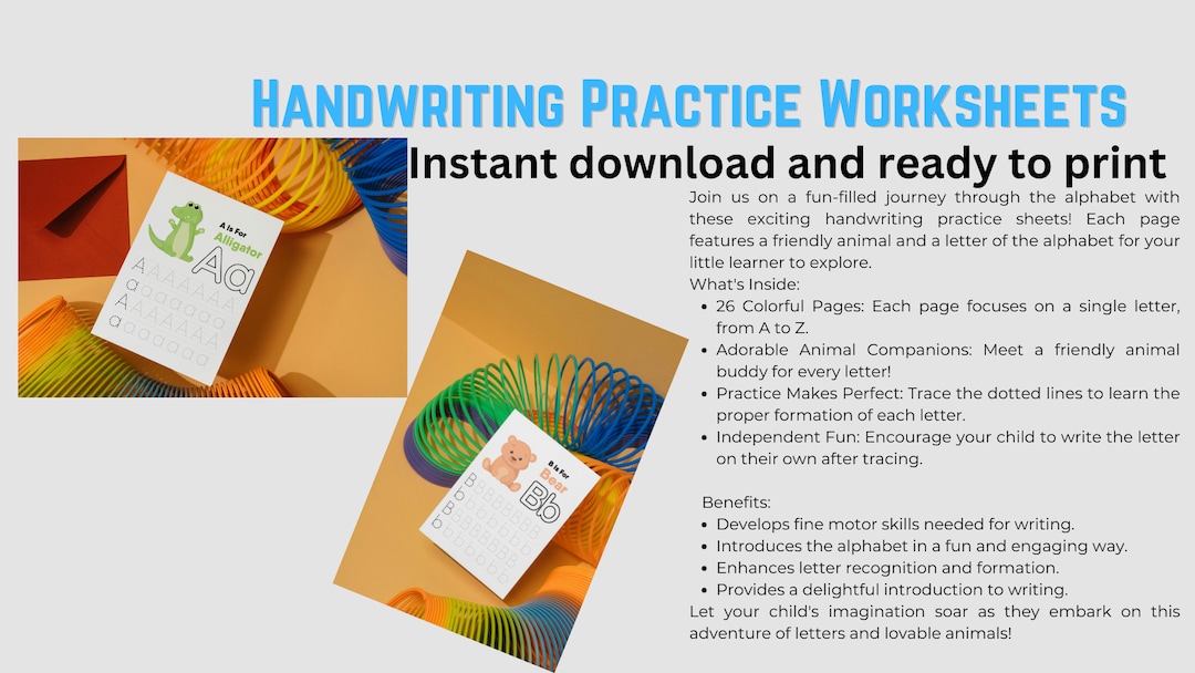 26 Page Letter Tracing Printable Sheets Alphabet A-Z Worksheets With ...