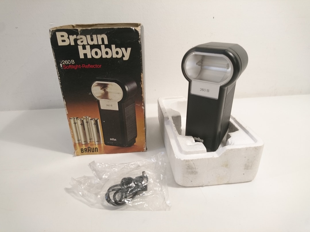 Vintage BRAUN Hobby 260 B Softlight Reflector Electronic Flash ...