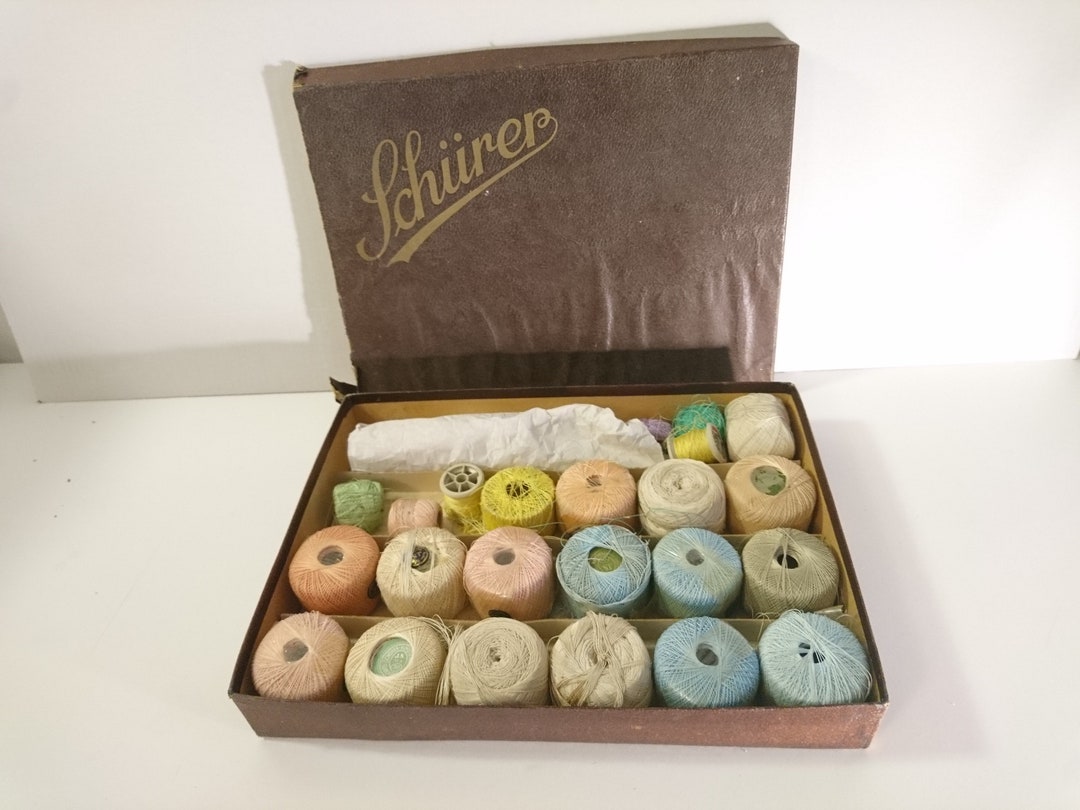 Schürer Vintage Embroidery Thread Set 10g Germany Cca 1960s - Etsy