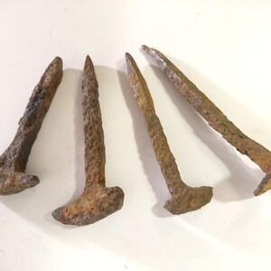 Old Antique Iron Nails, Rustic Vintage Props - Etsy