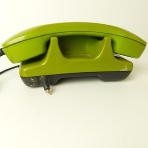 Vintage Retro Push Button Telephone With Key Green KAPSCH Austria 1990 ...