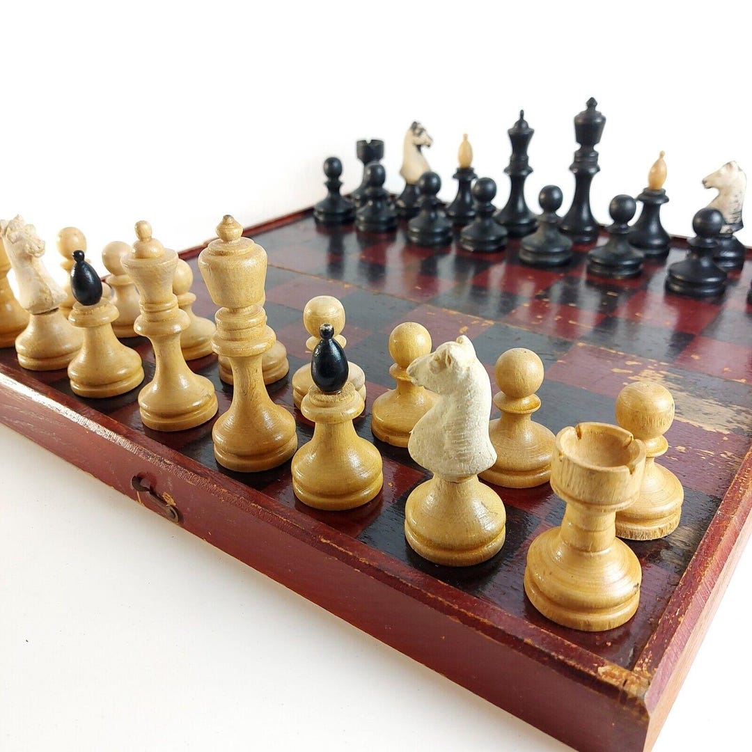 Vintage Hungarian Tournament Chess Set 1950s - Etsy