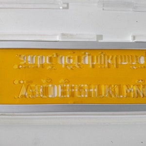 Vintage Rotring Lettering Template Stencil - Germany 1970s - Etsy