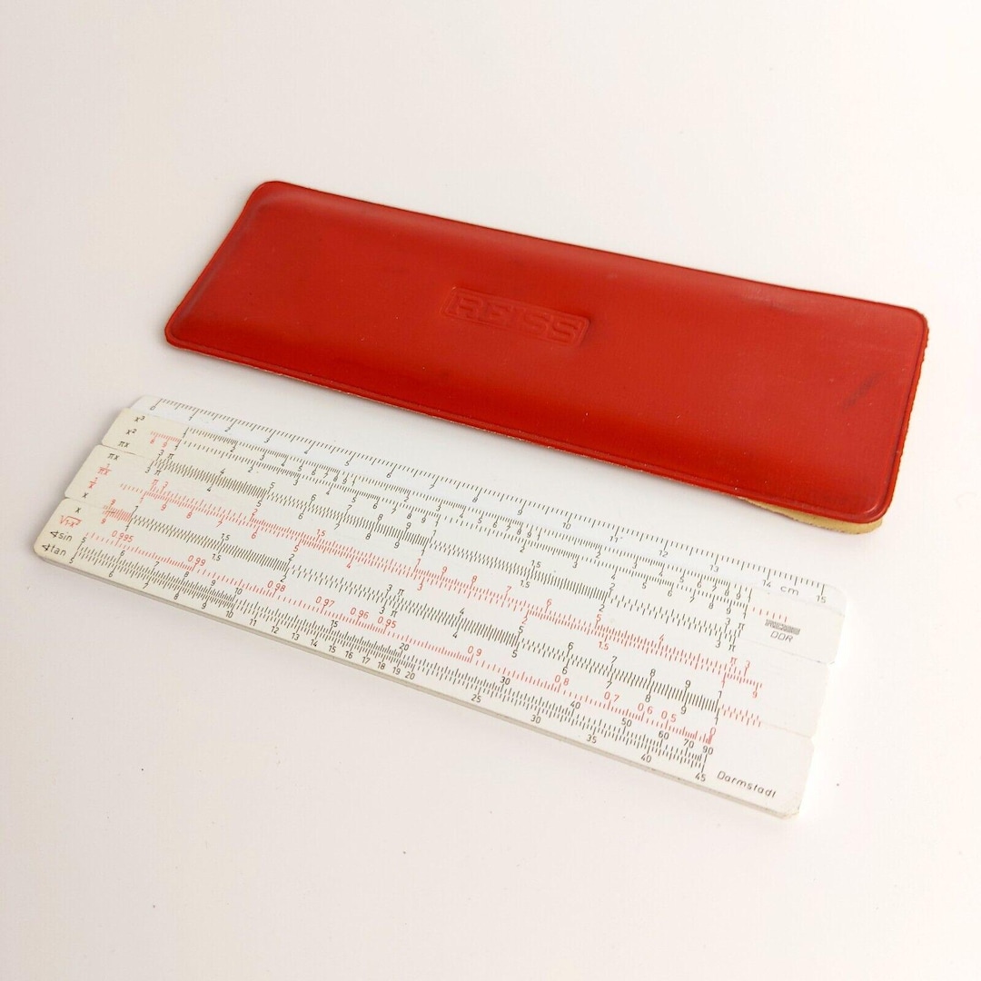 Vintage Slide Rule Small / Mini Size Darmstadt REISS Germany - Etsy