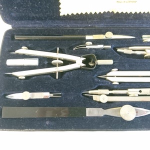 Vintage RICHTER Kopernikus VII Precision Drafting Kit, Compass Tool Set ...