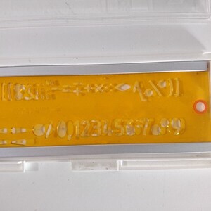 Vintage Rotring Lettering Template Stencil - Germany 1970s - Etsy