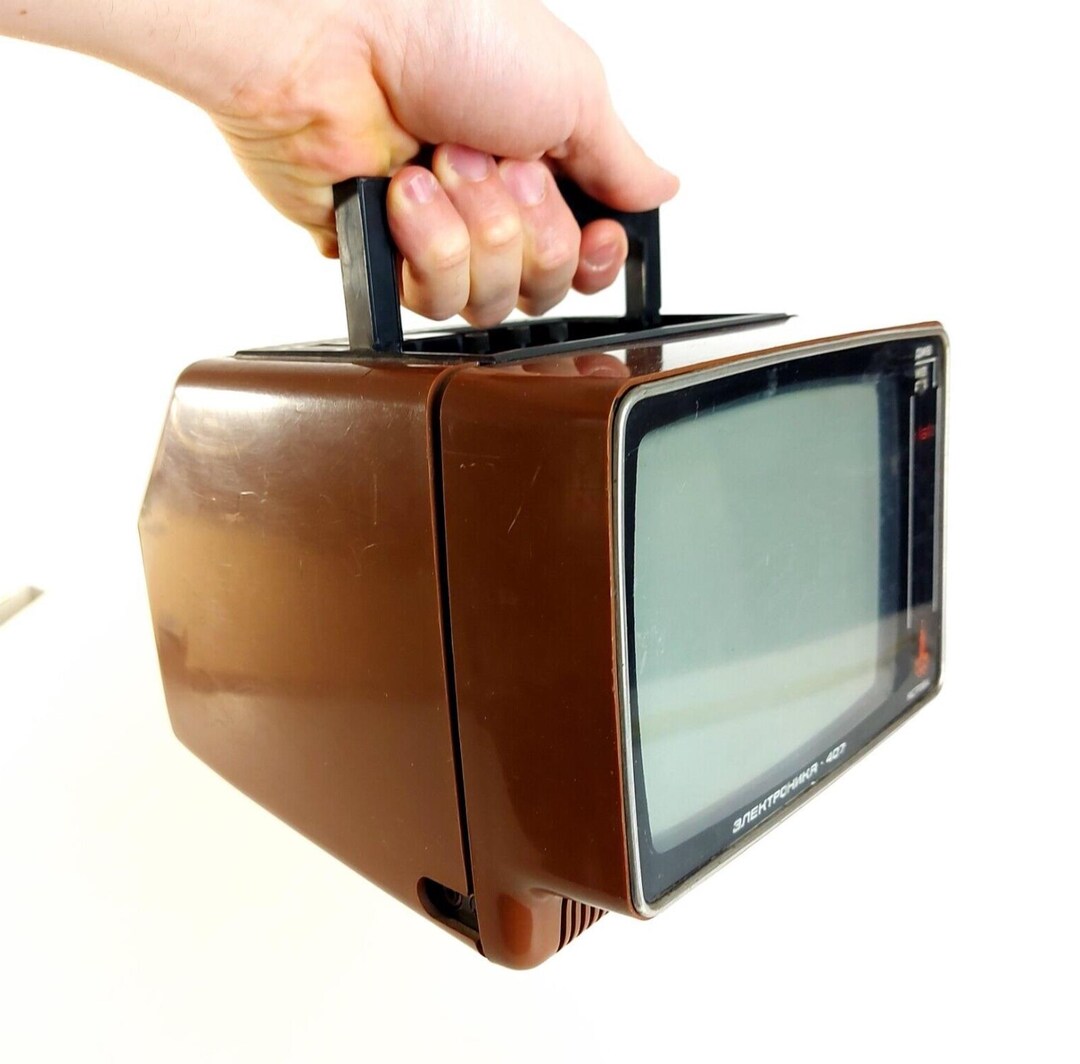 Vintage Mini Portable Mini Television CRT Tv USSR 1980 Moscow Olympics ...