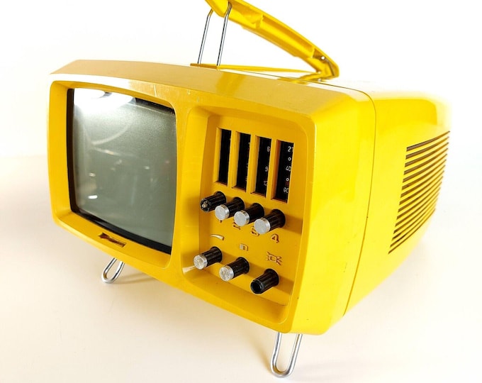 Vintage Mini Telelvision Space Age Design CRT Tv Videoton Mini-vidi ...