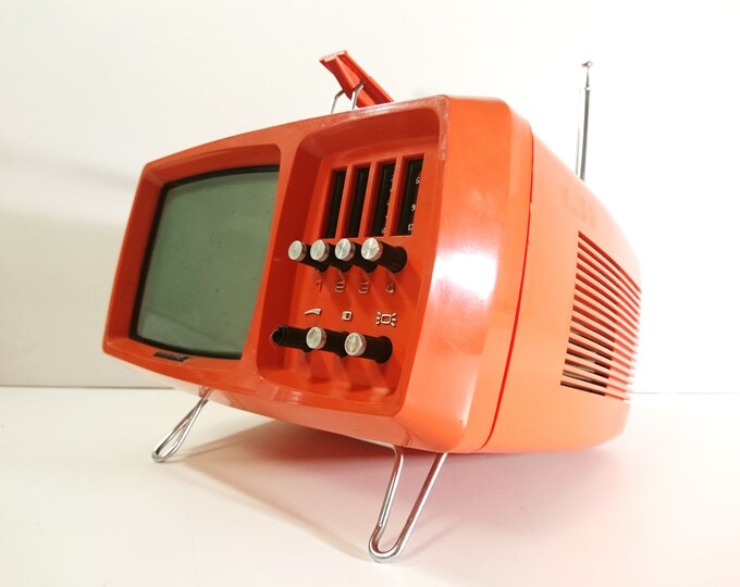 Videoton Mini-vidi Vintage Space Age Design Mini Television, Vintage Tv ...