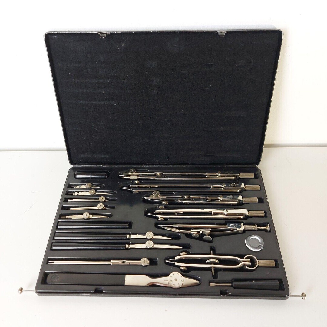 Vintage Drafting Compass Set for Technical Drawing SPECTRUM XI P ...