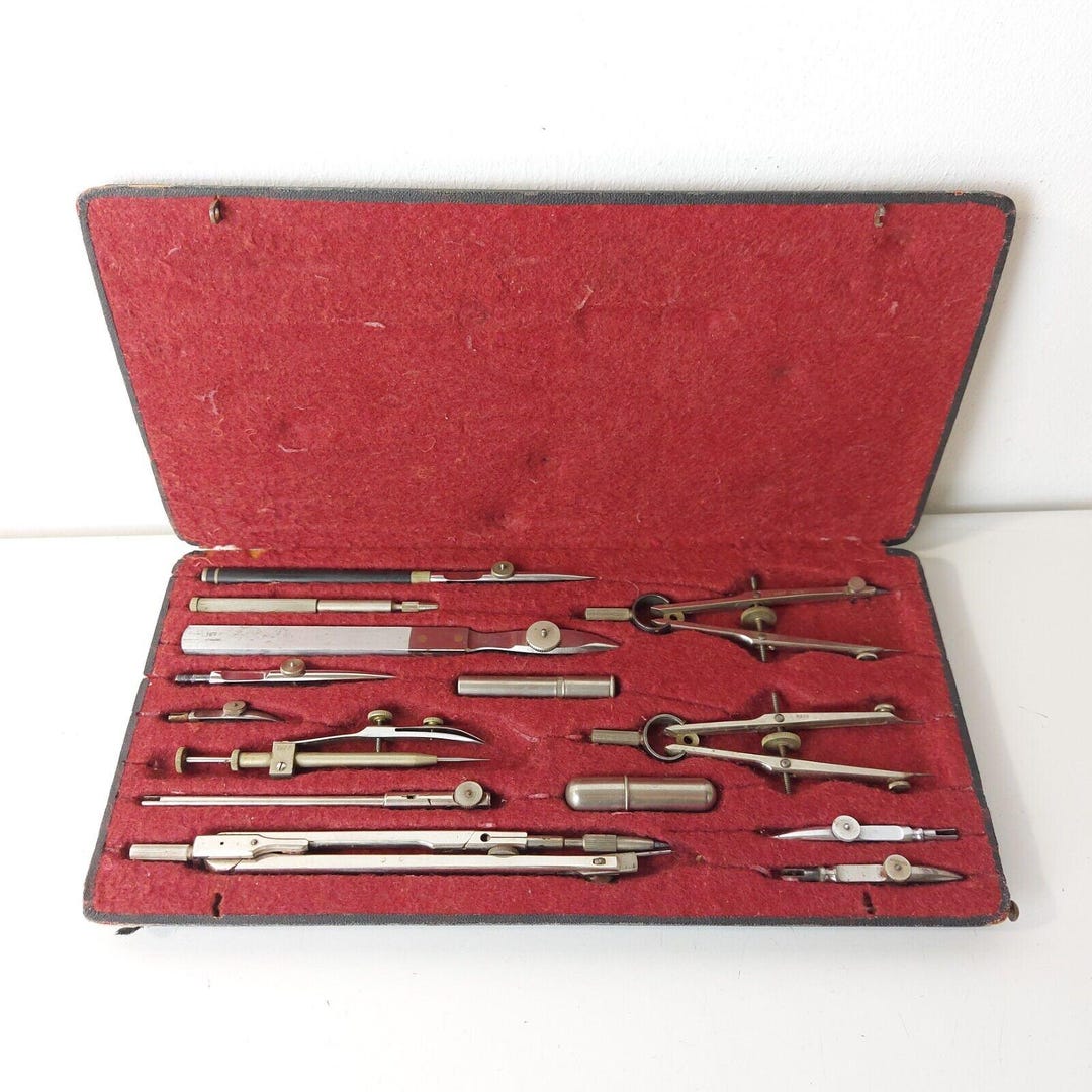 Vintage Drafting Compass Set HAFF Prazision Germany 1930s - Etsy