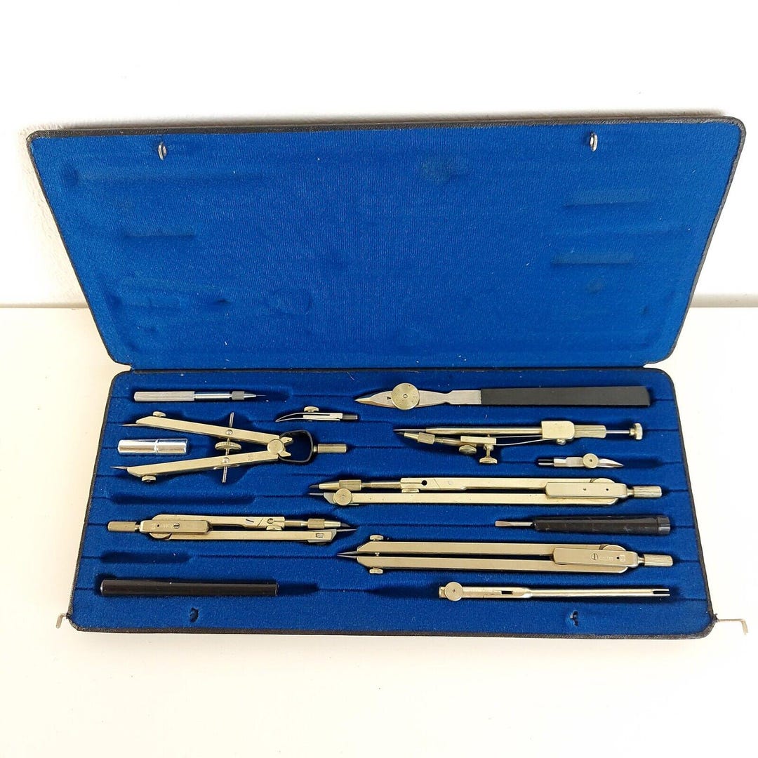 Vintage Technical Drawing Drafting Set Richter Kopernikus IX Germany ...
