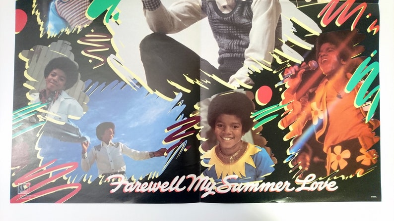 Very Rare Vintage Michael Jackson Poster Collage With the - Etsy