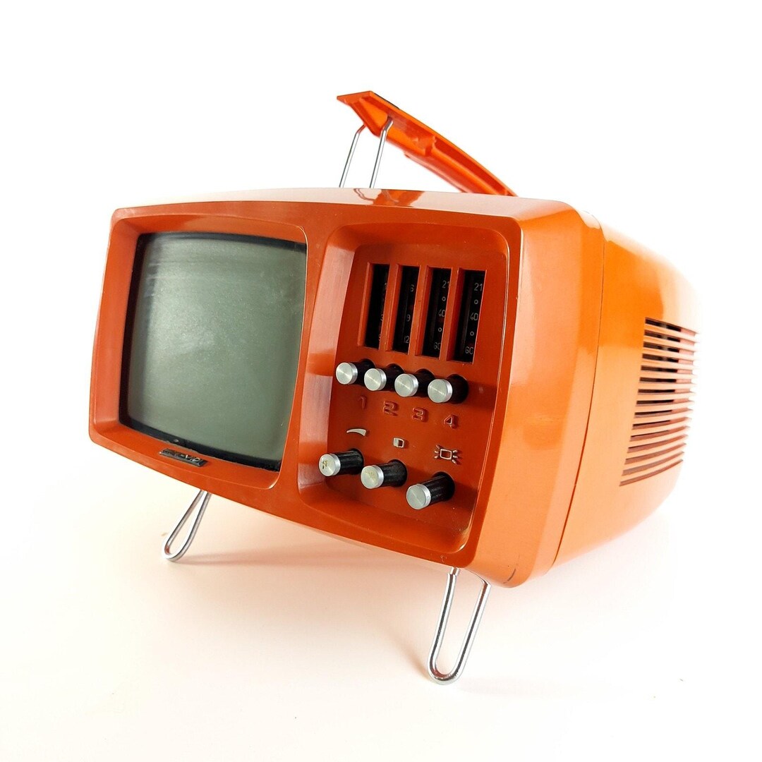 Videoton Mini-vidi Vintage Portable CRT Tv Space Age Design 1970s ...