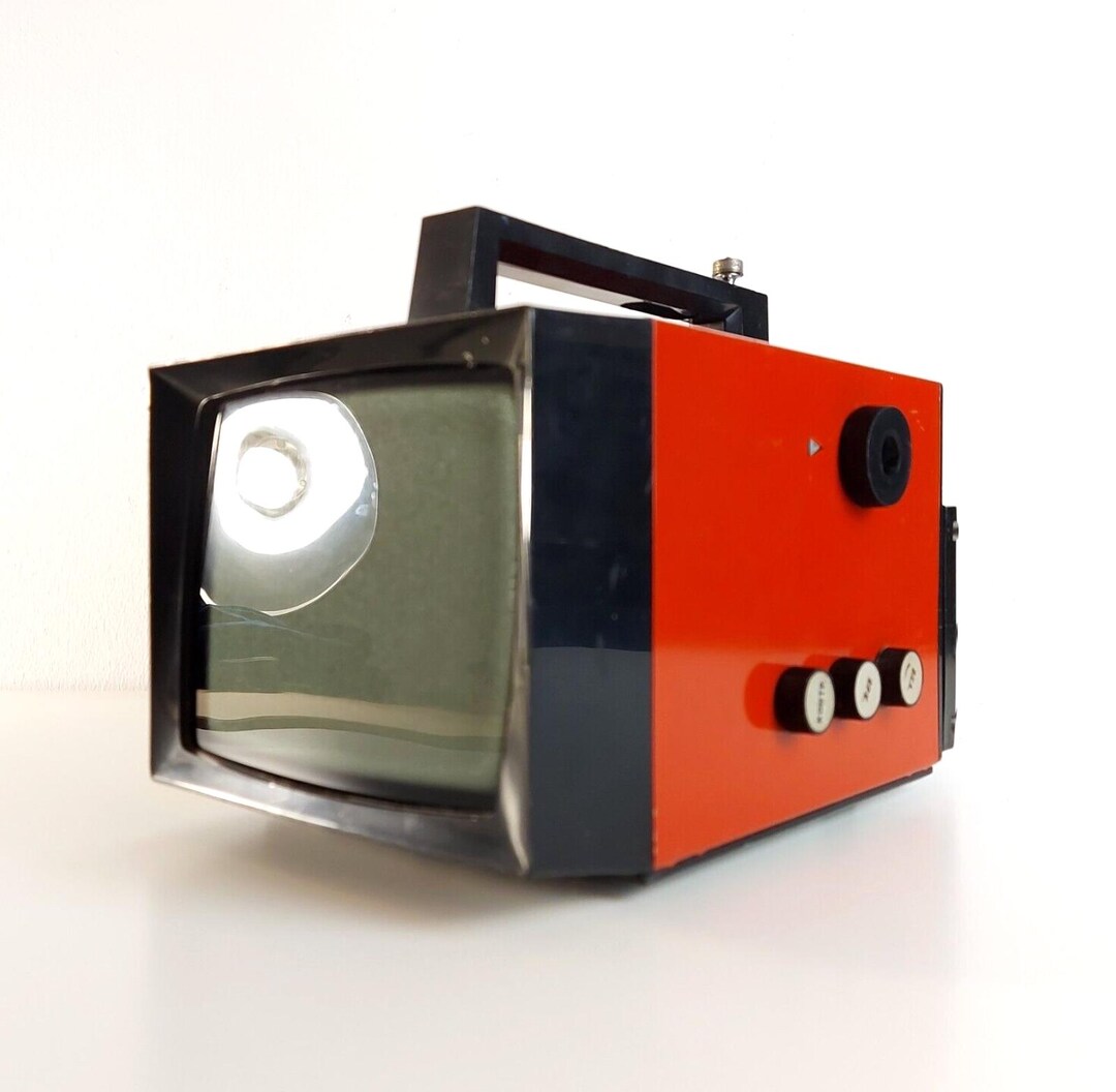 Vintage Mini CRT Tv Space Age Design USSR 1970s Not Working - Etsy