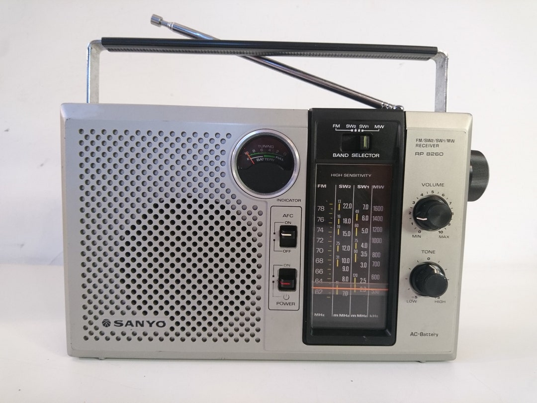 SANYO RP 8260 Vintage Portable Radio With VU Meter Japan 1970s - Etsy