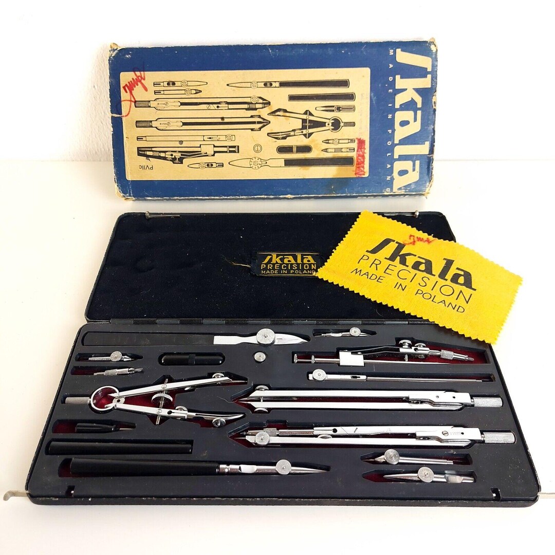 Vintage SKALA Precision Drafting Technical Drawing Tool Poland 1970s ...