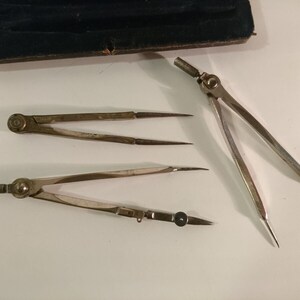 Antique Precision Drafting Compass Tool Set Cca 1930s - Etsy