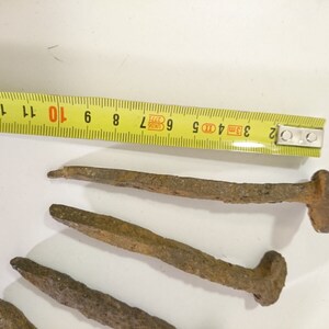 Old Antique Iron Nails, Rustic Vintage Props - Etsy