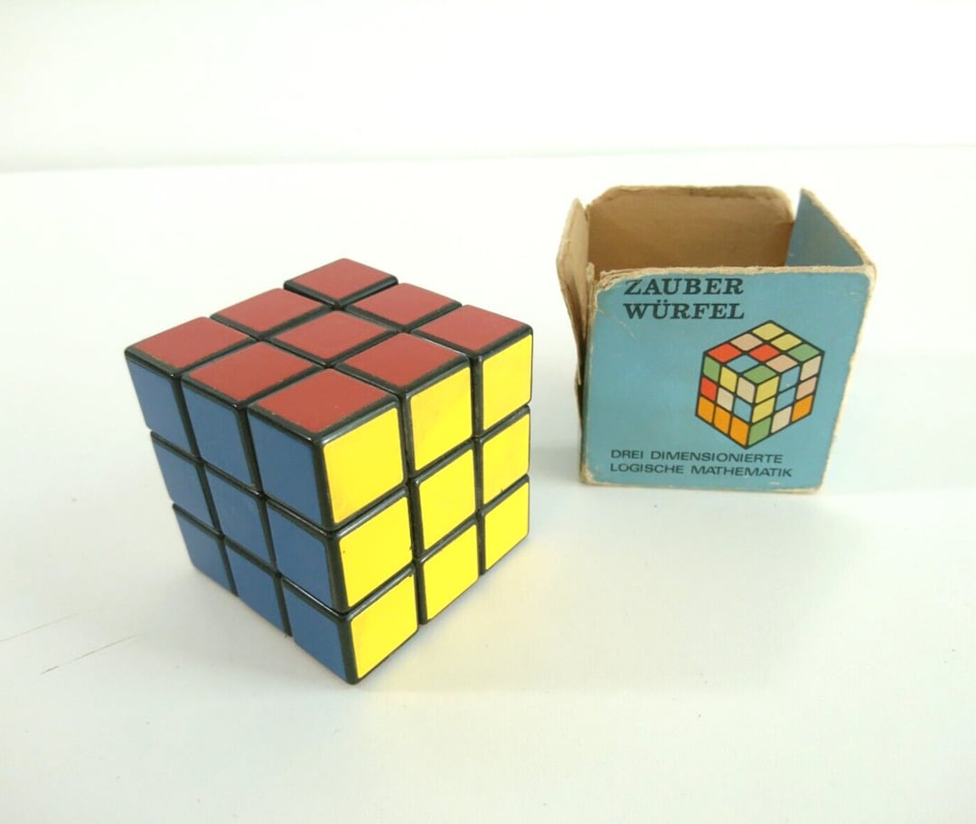 Original Vintage Rubik's Cube German Export 1970s Hungary - Etsy