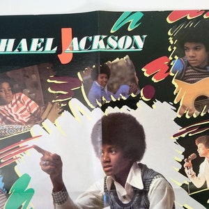 Very Rare Vintage Michael Jackson Poster 1984 - Printed in USA - Motown ...