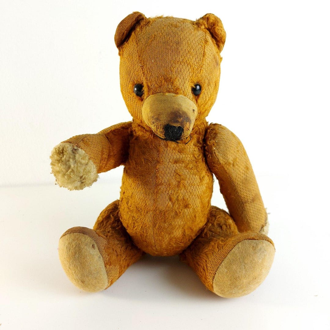 Vintage Teddy Bear Cca 1950s Poland - Etsy