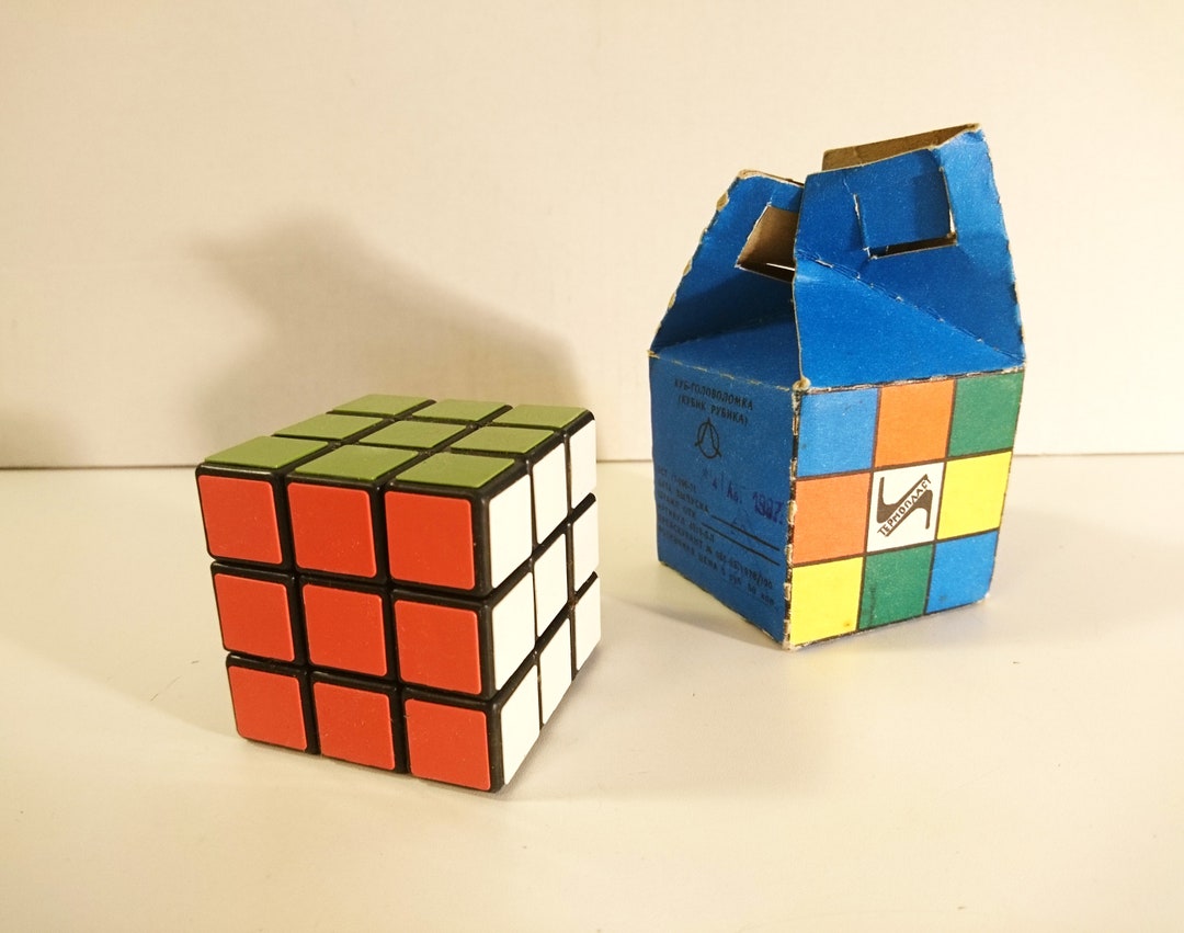 Rare Vintage Rubik's Cube Soviet Edition 1980s USSR - Etsy