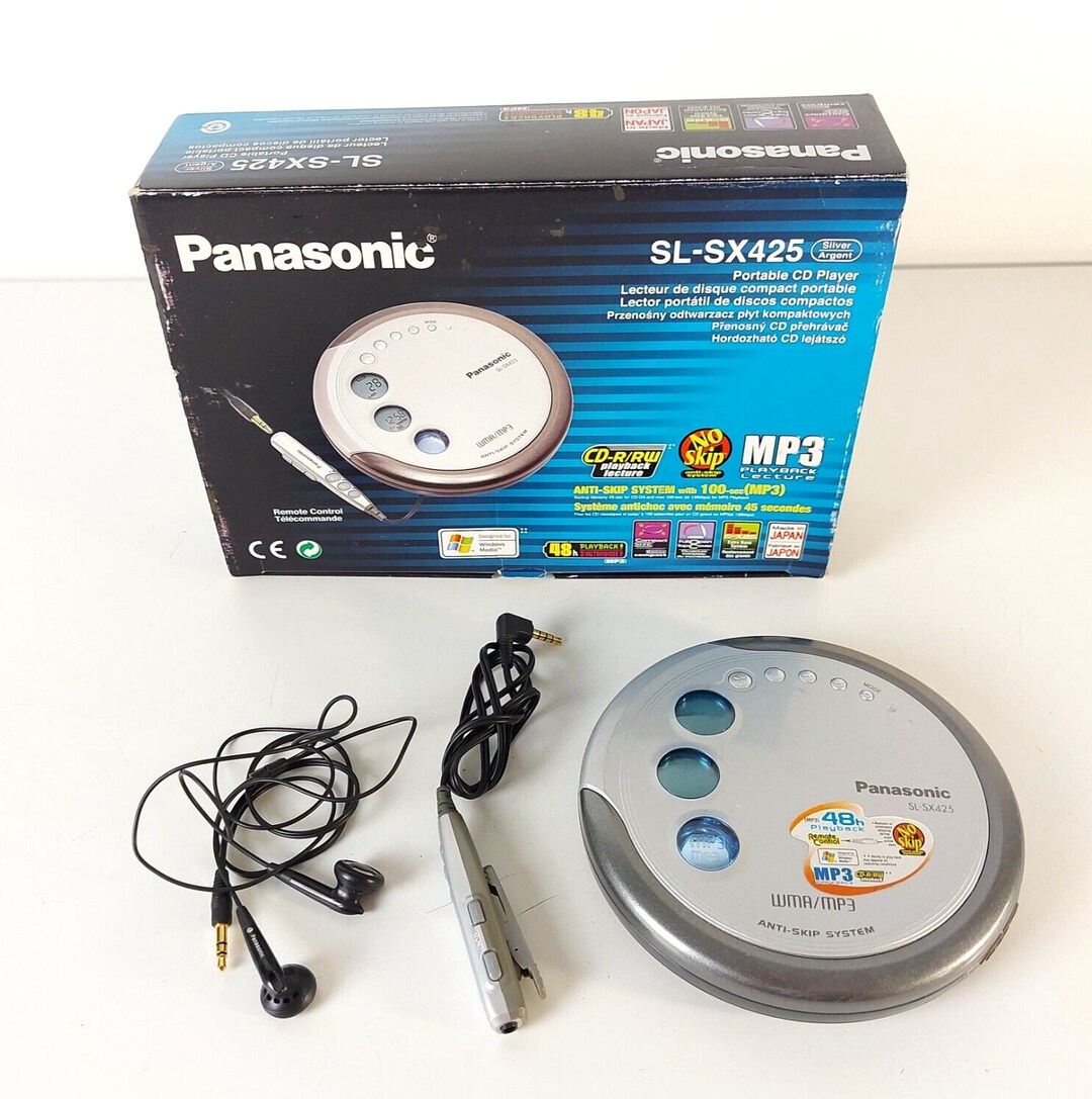 PANASONIC Portable CD Player Discman Walkman, Made in Japan, Works ...