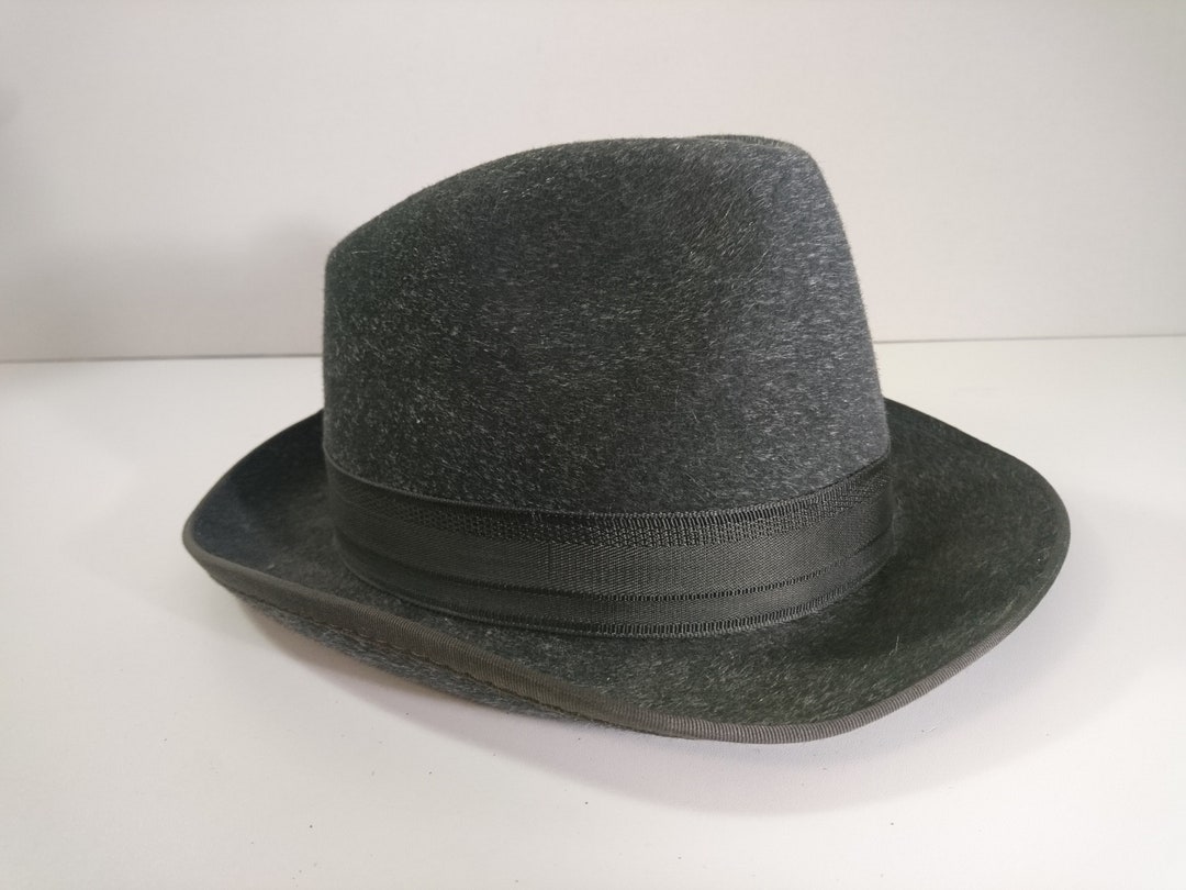 Vintage Rabbit Hair Felt Fedora Hat for Men Hungary Europe 1970s - Etsy