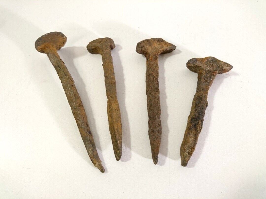 Old Antique Iron Nails, Rustic Vintage Props - Etsy
