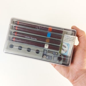 Vintage Technical Drawing Pen Set Rotring Isograph Made in Germany ...