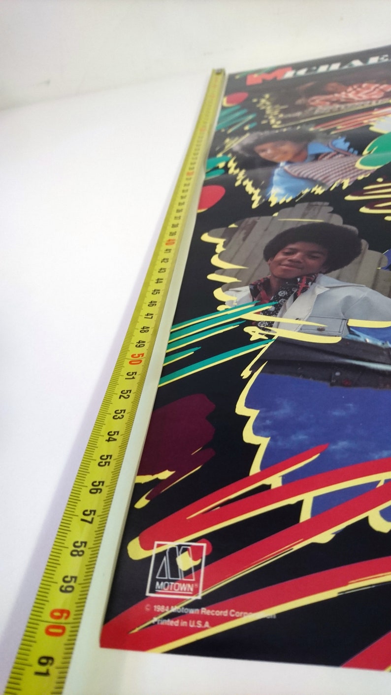 Very Rare Vintage Michael Jackson Poster Collage With the - Etsy