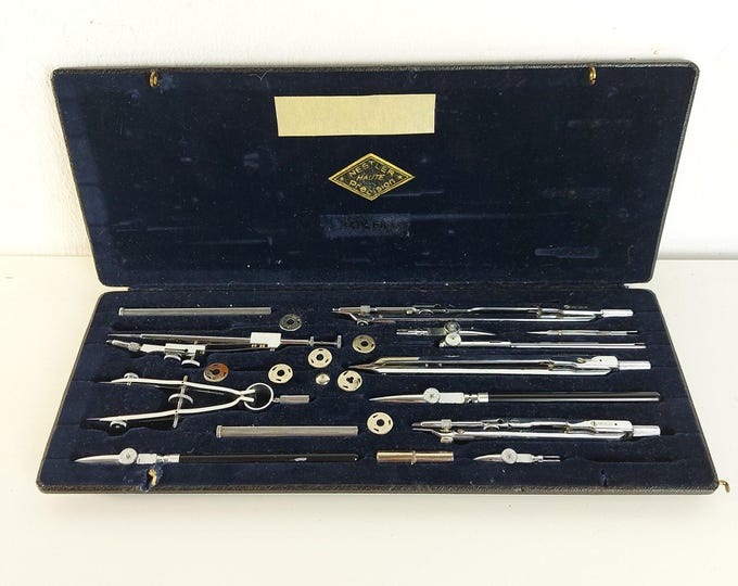 Vintage Nestler Precision Drafting Set Made in Germany 1950s - Etsy