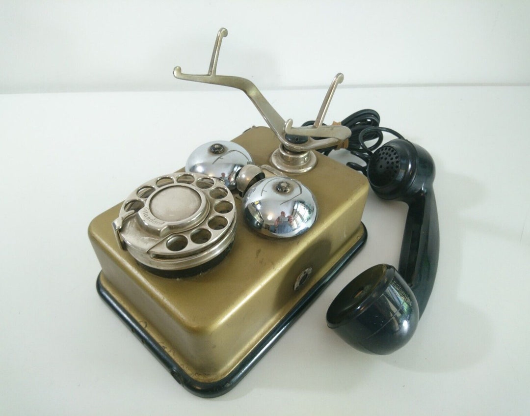 Antique Rotary Dial Telephone STANDARD Budapest Hungary 1920s Please ...