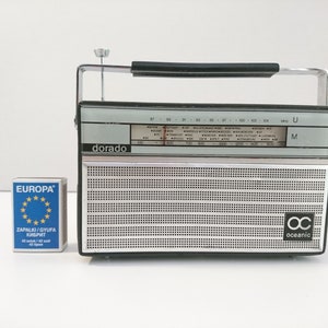 OCEANIC Dorado Rare Vintage German Transistor Radio AM FM Radio 1960s ...
