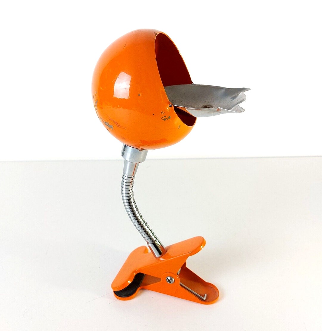 Vintage Clip-on Ashtray Space Age Design Orange 1970s - Etsy